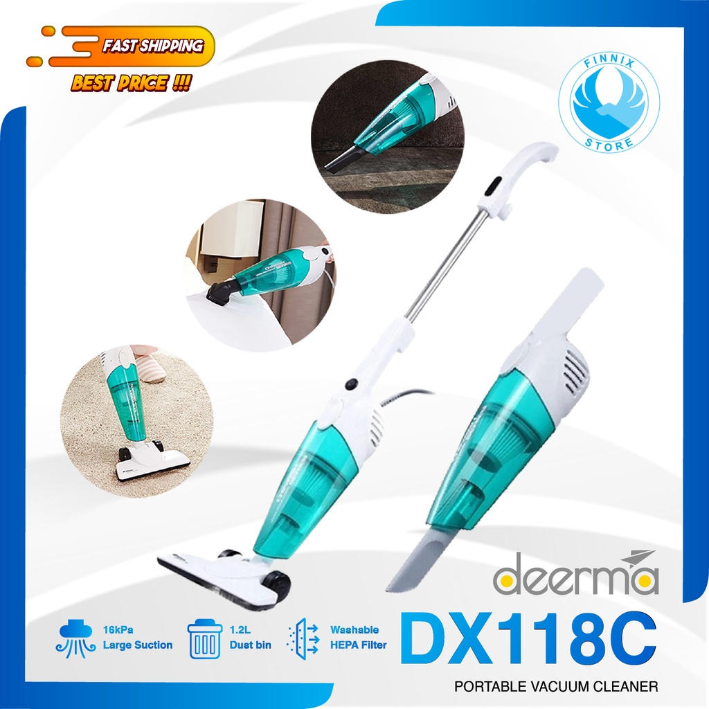 Jual Deerma Vacum Vacuum Cleaner 2 in 1 DX118C - Vakum Fakum Penyedot ...