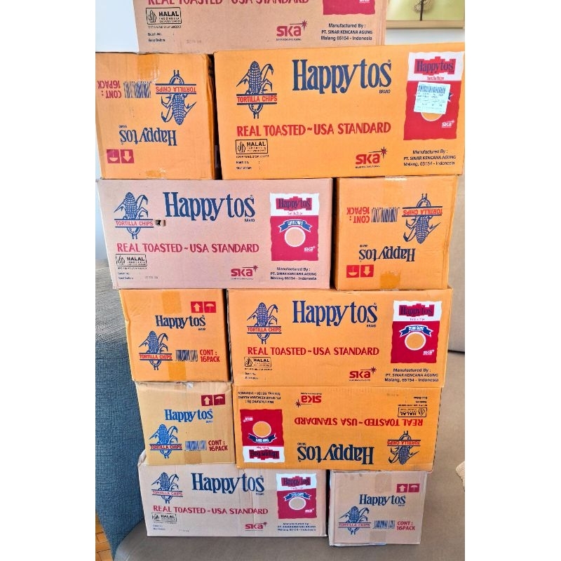 Jual Happy tos merah 1karton | Shopee Indonesia