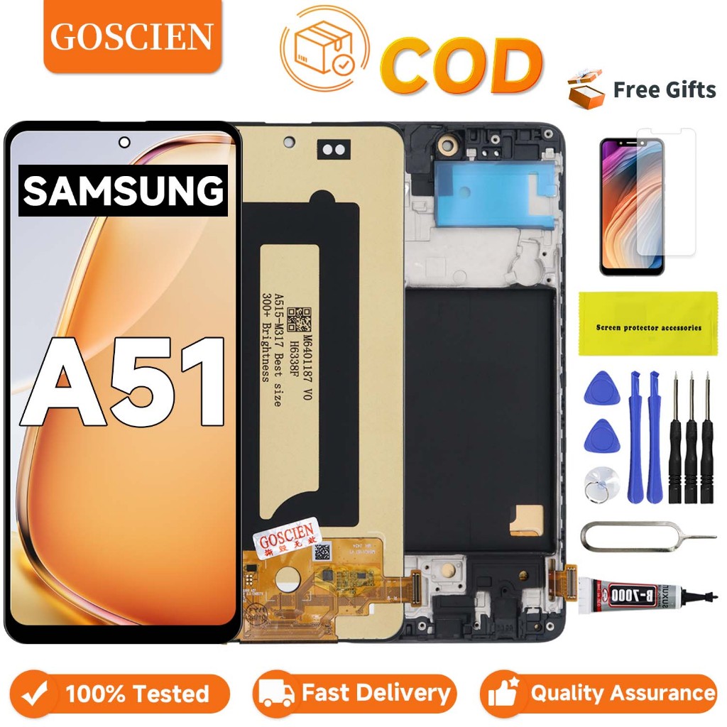 Jual LCD for SAMSUNG A51 A515 A515FN/DS A515F LCD Fullset Touchscreen ...