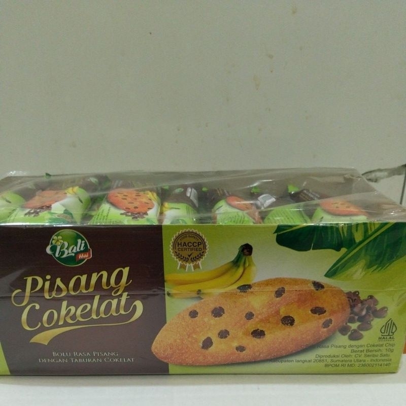 Jual Bolu Rasa Pisang Dengan Taburan Cokelat ( isi 24 pcs) halal ...