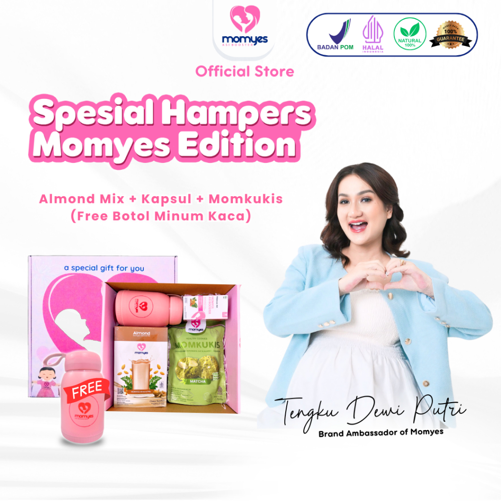 Jual MOMYES - SPESIAL HAMPERS MOMYES EDITION - ALMOND MIX + MOMKUKIS ...
