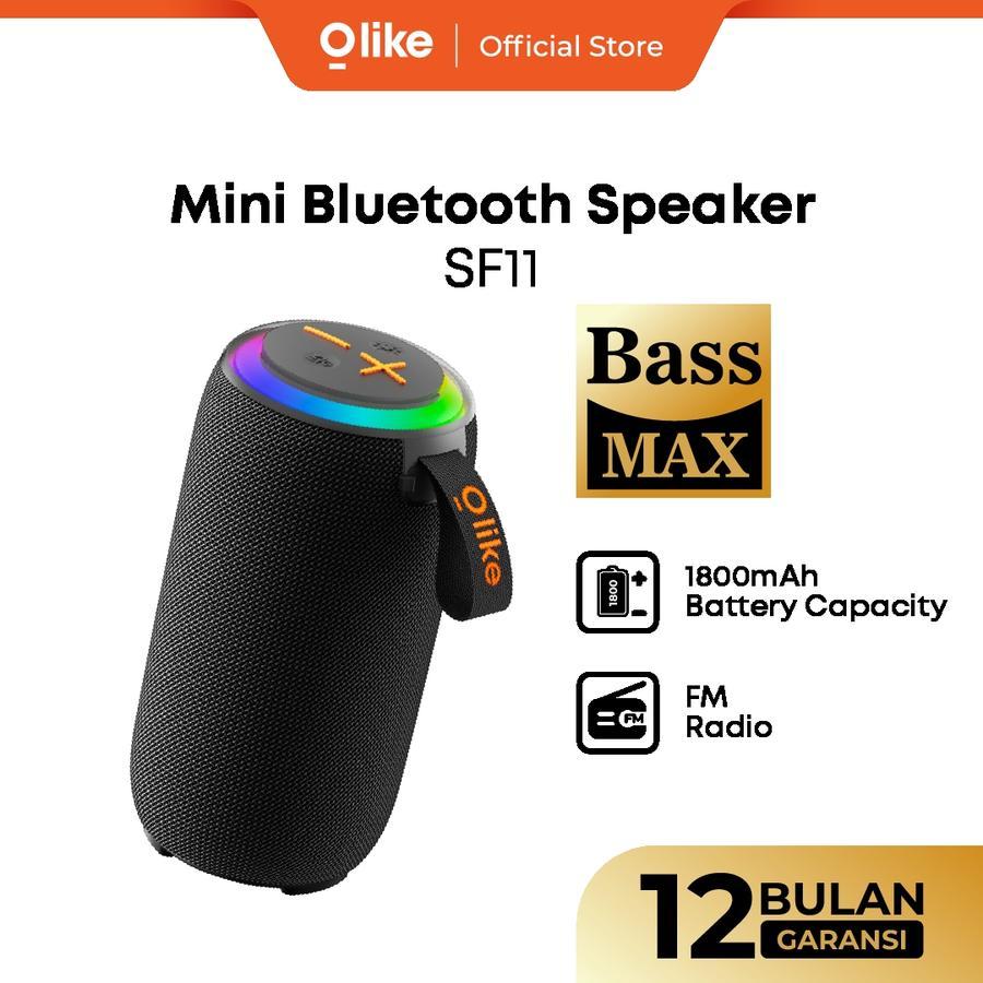 Jual Olike SF11 Speaker Bluetooth with LED Light HD Audio Stereo Bass ...