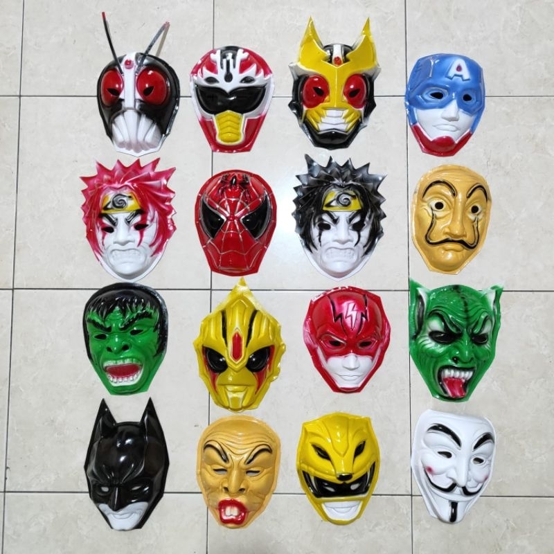 Jual TOPENG KEDOK KARAKTER SUPER HERO KARTUN | Shopee Indonesia