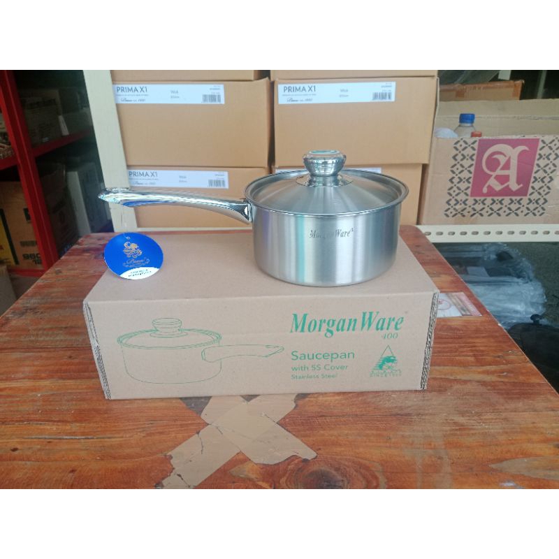 Jual Sauce Pan Stainless Bima Morganware /panci stainless bima | Shopee ...