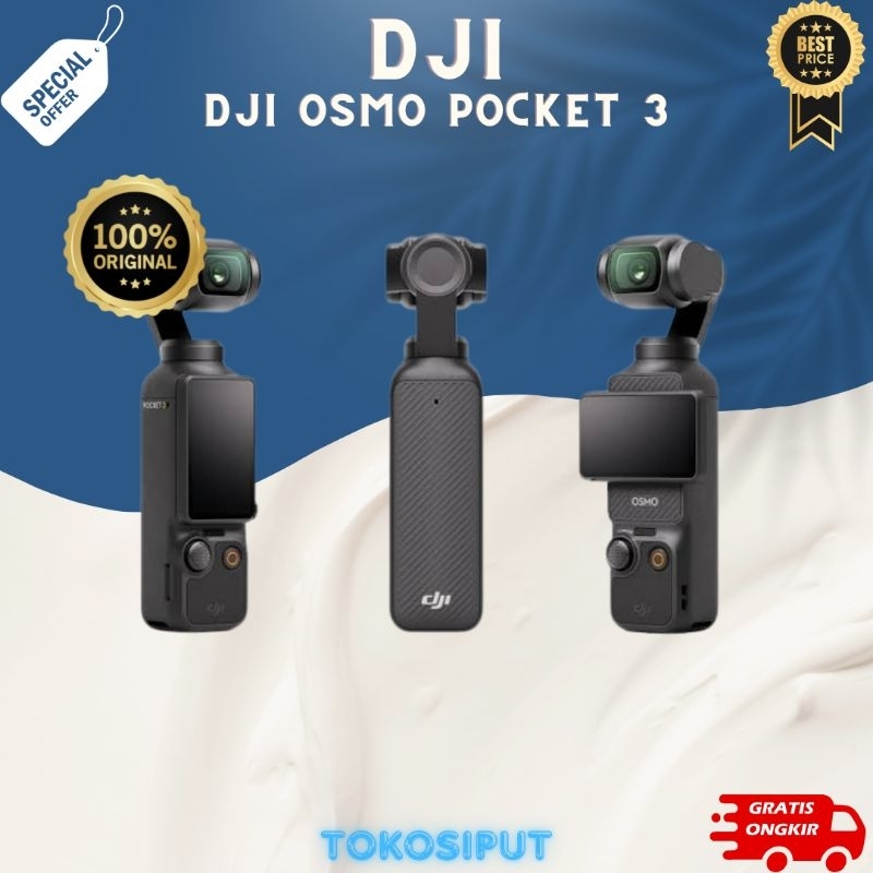 Jual DJI Osmo Pocket 3 - Pocket Gimbal Camera | Shopee Indonesia