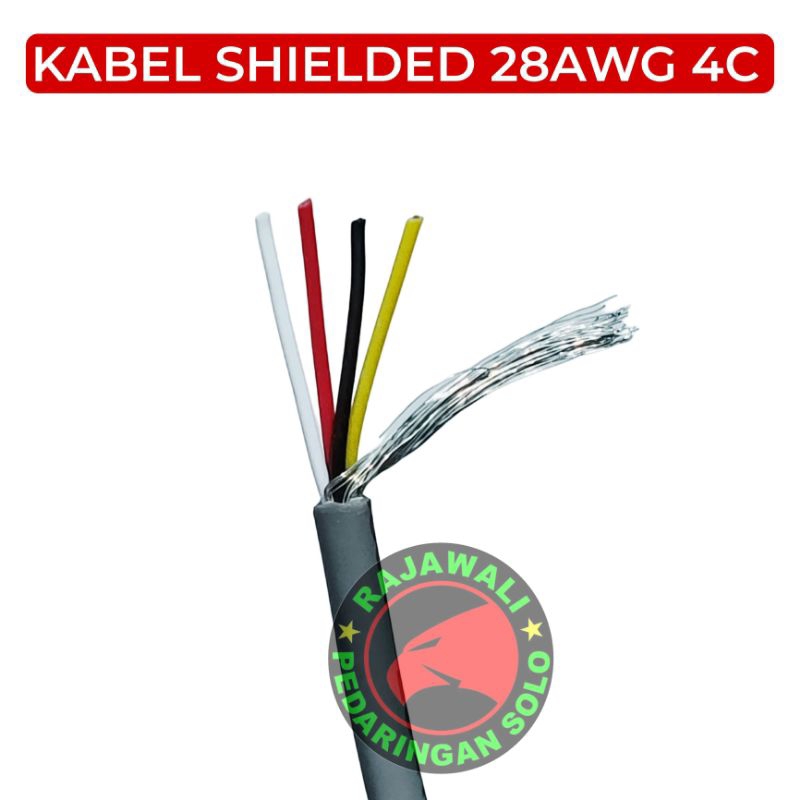 Jual Kabel Shielded 28 AWG 3C 4C – Kabel Sinyal Tahan Gangguan ...