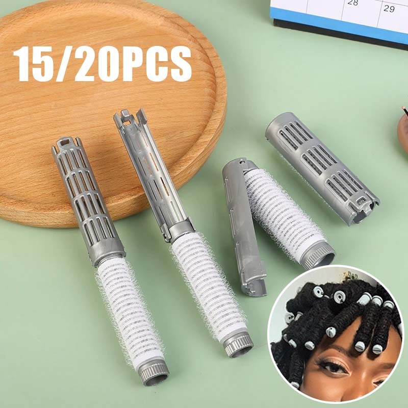 Jual Isi 16 / 20 Hair Volume Rollers Blow Akar Rambu Korean Perm Hair ...