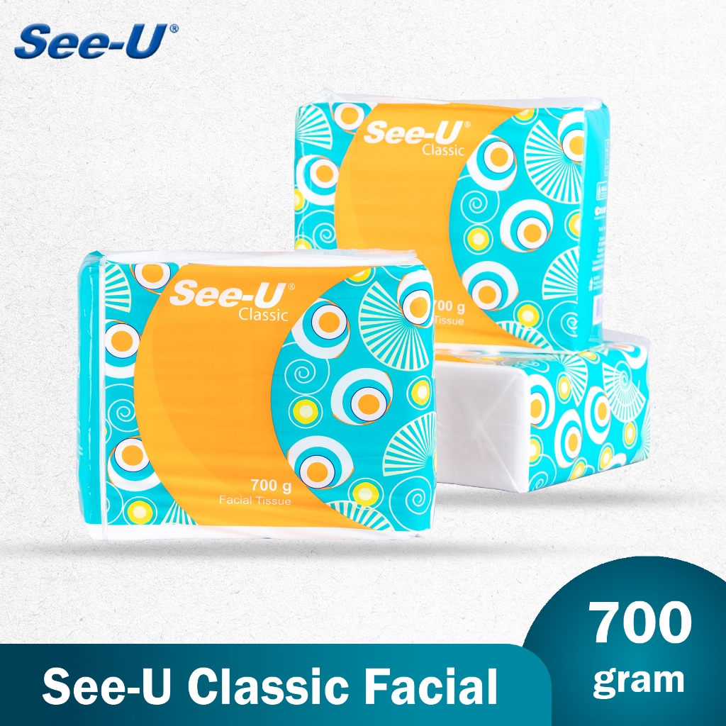 Jual SEE U Facial Classic 700 gr / Tisu wajah See U classic 700 gr ...