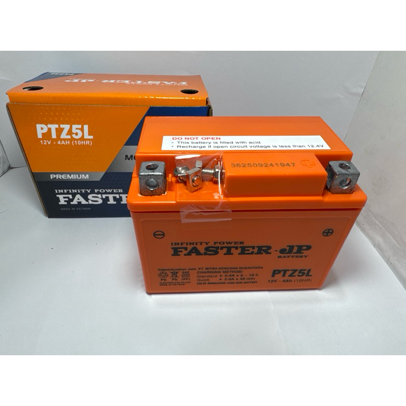 Jual Aki Battery batray Motor Kph Beat Mio soul Kereng FASTER PTZ5L ...