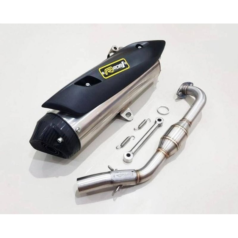 Jual KNALPOT RACING ROB1 PNP NMAX NEW/ VARIO 110/ MIO FAZZIO /SCOOPY ...