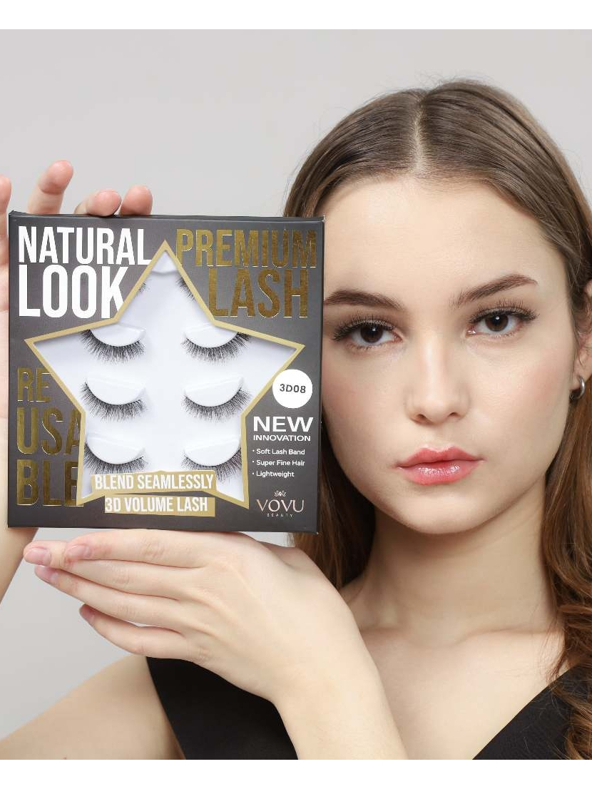 Jual Bulu Mata Palsu Premium Natural Tipis Lentik Halus daily lash eyelash extension - VOVU ...