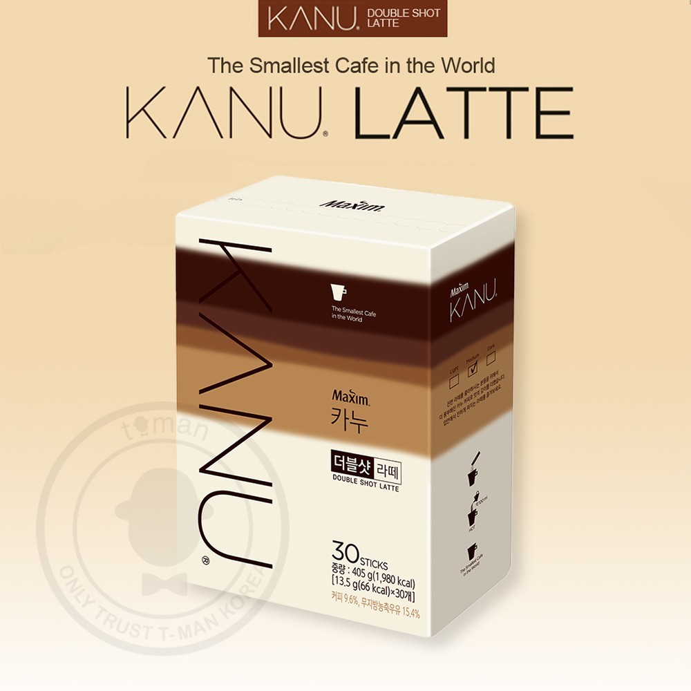 Jual KANU DOUBLE SHOT LATTE 405 GRAM | Shopee Indonesia