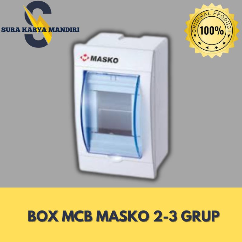 Jual BOX MCB MASKO IB/OB 2-3 GROUP TIPE 9803 | Shopee Indonesia