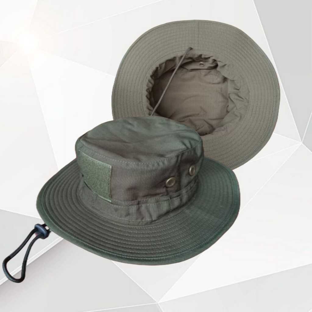 Jual Topi Tactical Model Rimba warna hijau army - Perlengkapan Wajib ...
