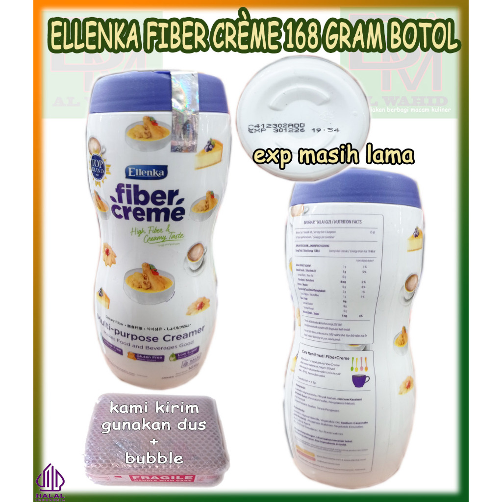 Jual Krimmer Ellenka Fiber Creme Botol Kemasan 168Gram | Shopee Indonesia