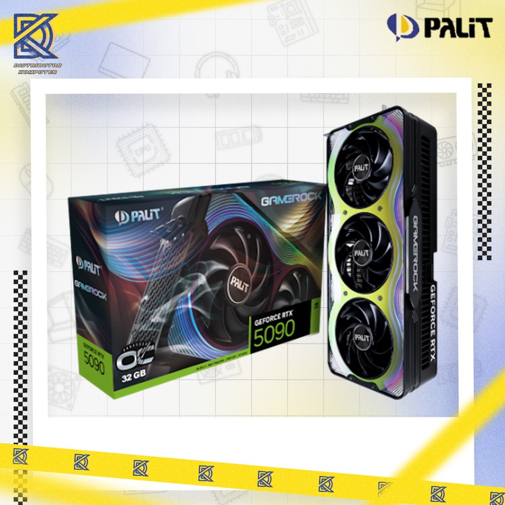 Jual PALIT VGA Gaming Nvidia Geforce RTX 5090 Gamerock 32GB GDDR7 ...