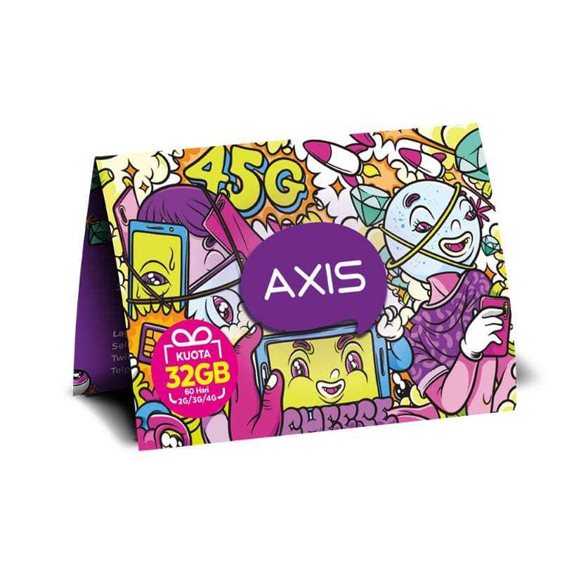 Jual kartu paket data provider axis kuota 3gb(exp 2028) (SEGEL ...