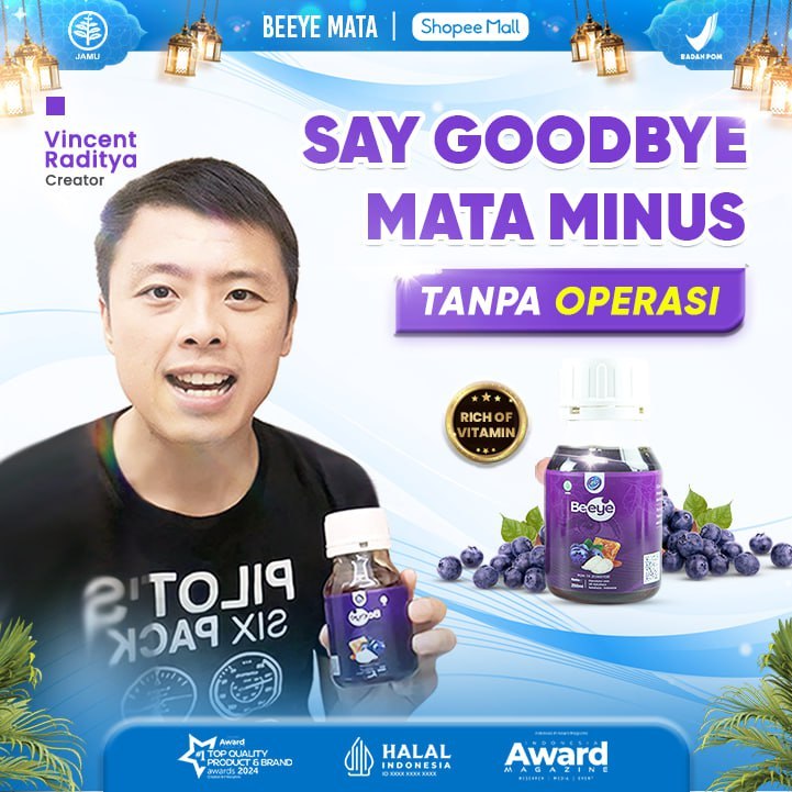 Jual Beeye / Paket Duo Hemat 2 Botol / Madu Kesehatan Mata / Solusi ...