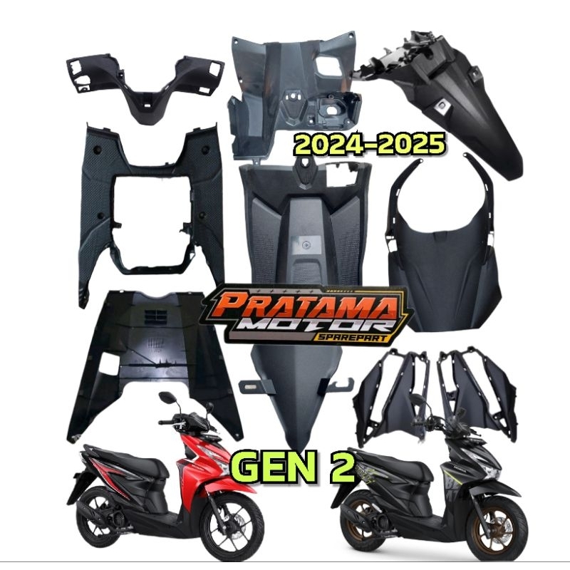 Jual Satuan Full Body Kasar Beat Deluxe Gen 2 -Legshild Cover Dek Kunci ...