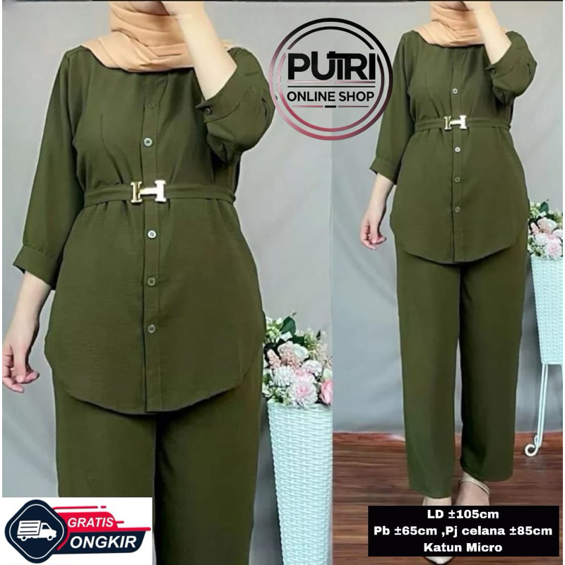 Jual SETELAN WANITA TERBARU ONE SET WANITA DEWASA KEKINIAN/BAJU WANITA TERLARIS SETELAN GIGA ...