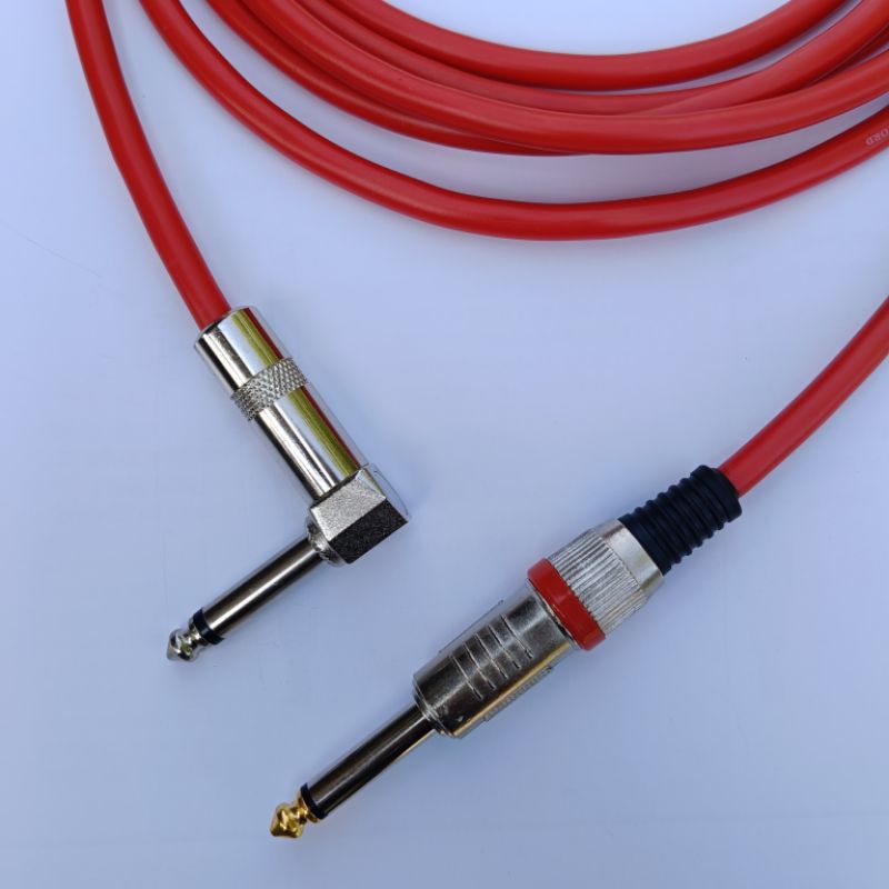 Jual kabel gitar makitaa tembaga murni Jack Akai to Akai L kabel ...