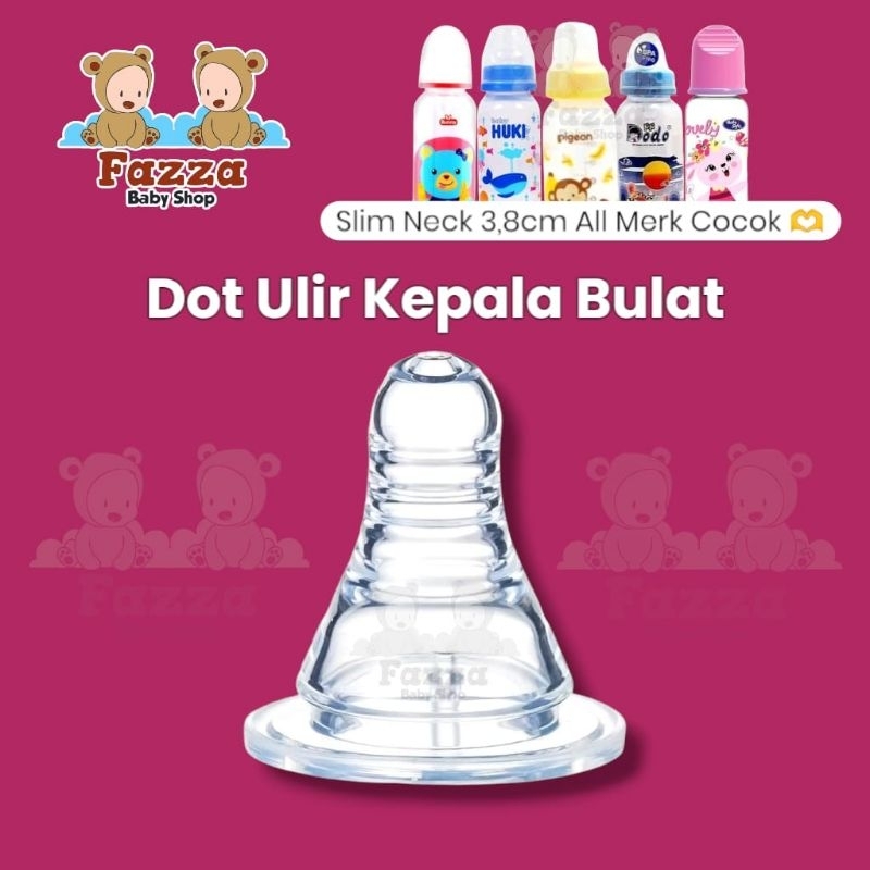 Jual Dot Nipple Peristaltic Ulir All merk Universal / Dot Ulir pigeon ...