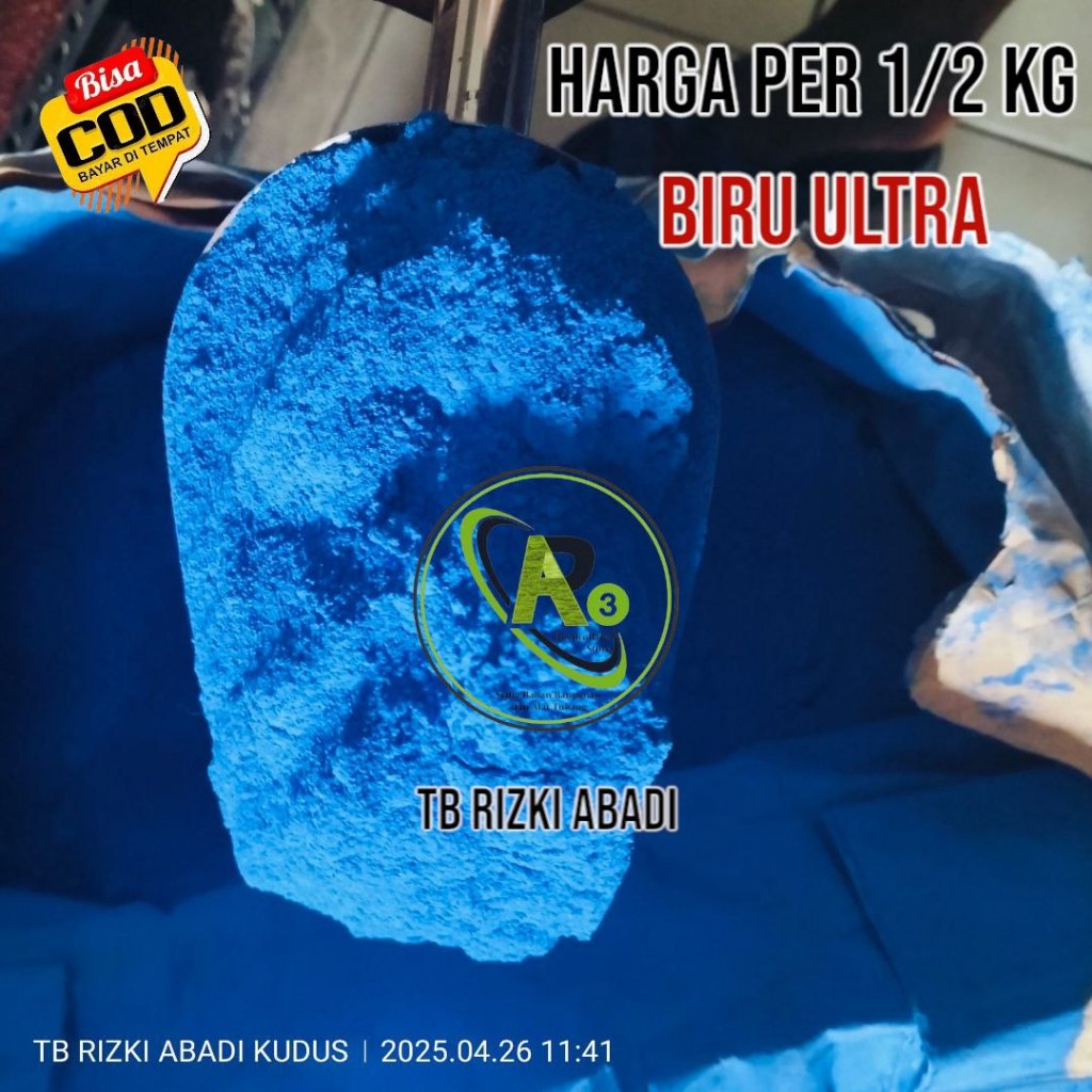 Jual Oker Oyan Verf SYNOX Pewarna BIRU ULTRA / Pigment Iron Oxide BLUE ...