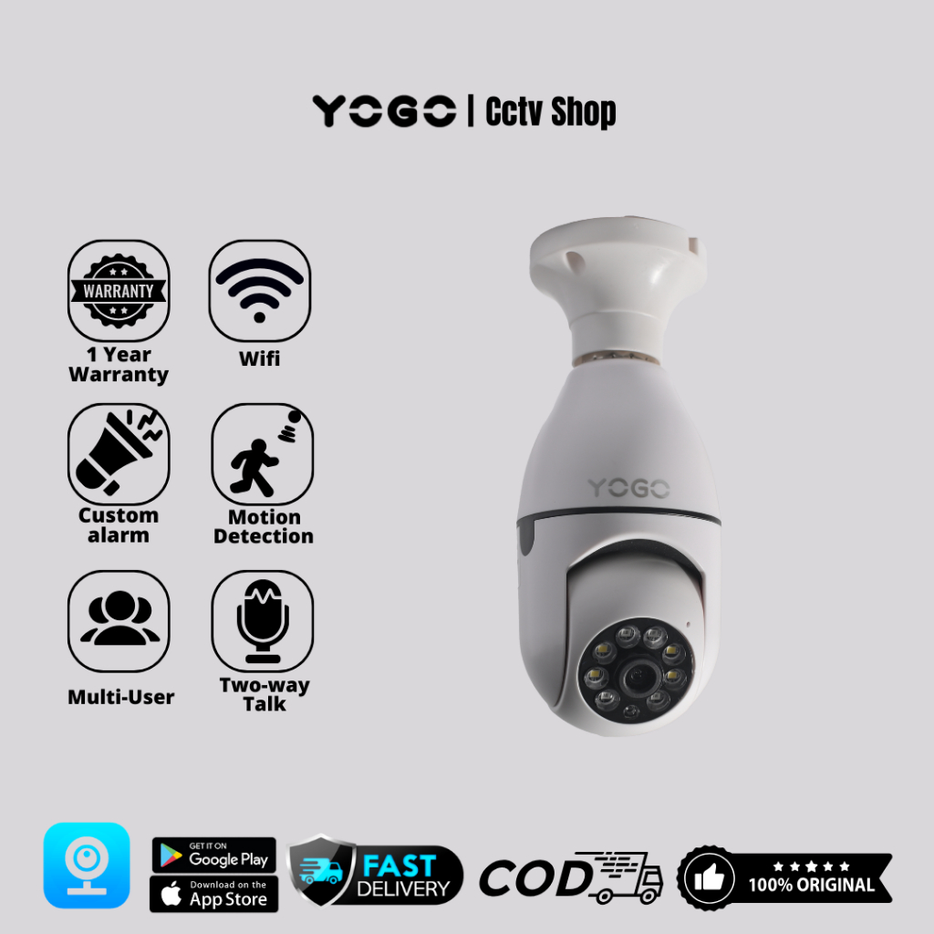 Jual YOGO Original COD IP CAMERA CCTV BOHLAM V380 / V380PRO 8MP PTZ ...