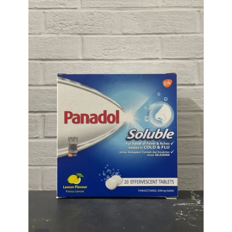 Jual Panadol Soluble - 20 Tabs (Lemon Flavour) | Shopee Indonesia