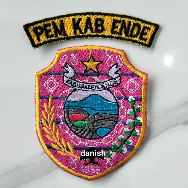 Jual BET BORDIR LOGO LAMBANG DINAS PNS ASN PEMKAB KABUPATEN ENDE NTT ...