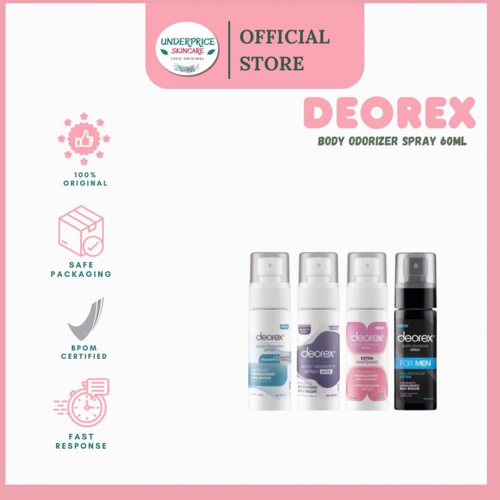 Jual DEOREX Body Odorizer Spray 60ml | Shopee Indonesia