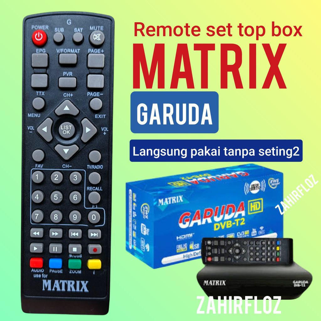 Jual Remote stb set top box matrix garuda | Shopee Indonesia