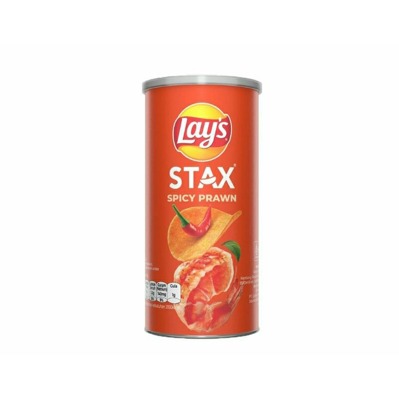 Jual Lay's Stax Spicy Prawn / Sour Cream & Onion 70gram | Shopee Indonesia
