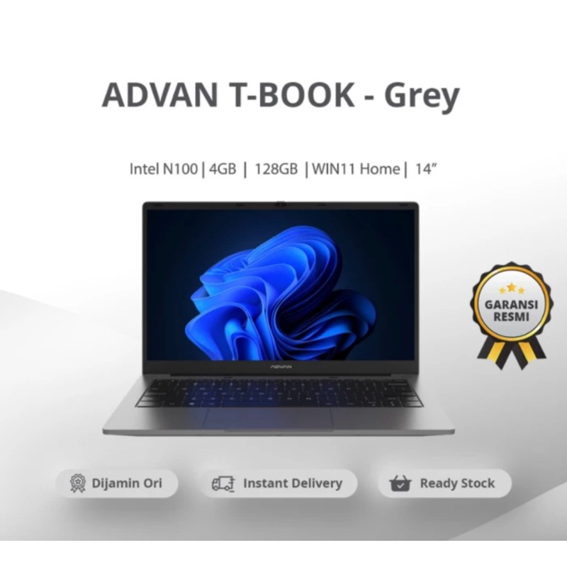 Jual Laptop Advan TBook X Transformer Intel N100 4GB/128GB 14” HD Free ...