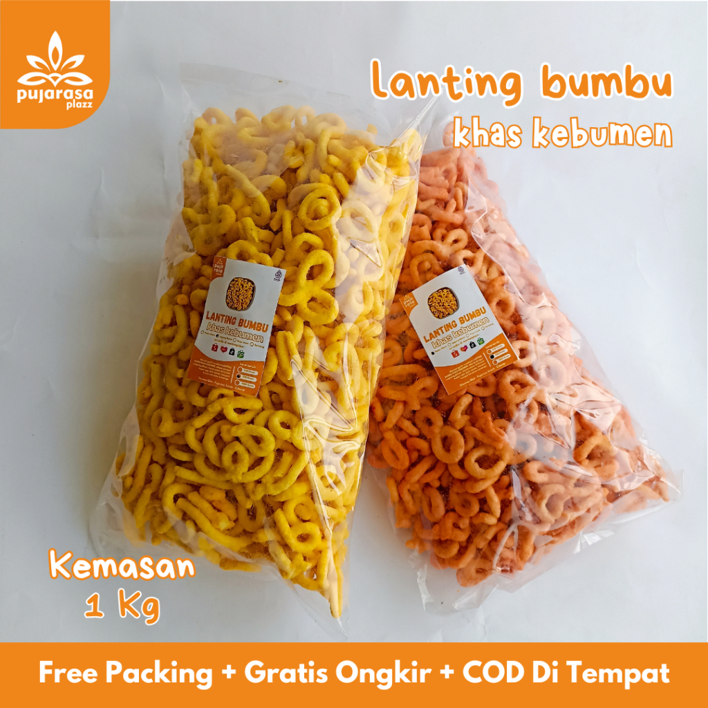 Jual SNACK KLANTING LANTING BUMBU SINGKONG CEMILAN KHAS KEBUMEN 1 KG ...