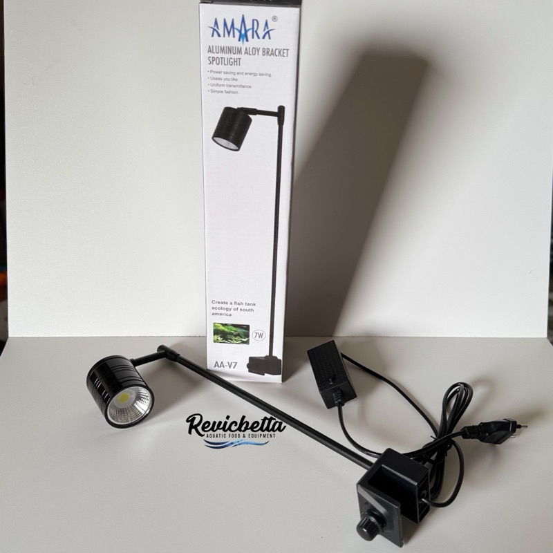 Jual AMARA AA-V7 Spot Light Lampu Jepit Lampu Aquarium Sorot Aquascape ...