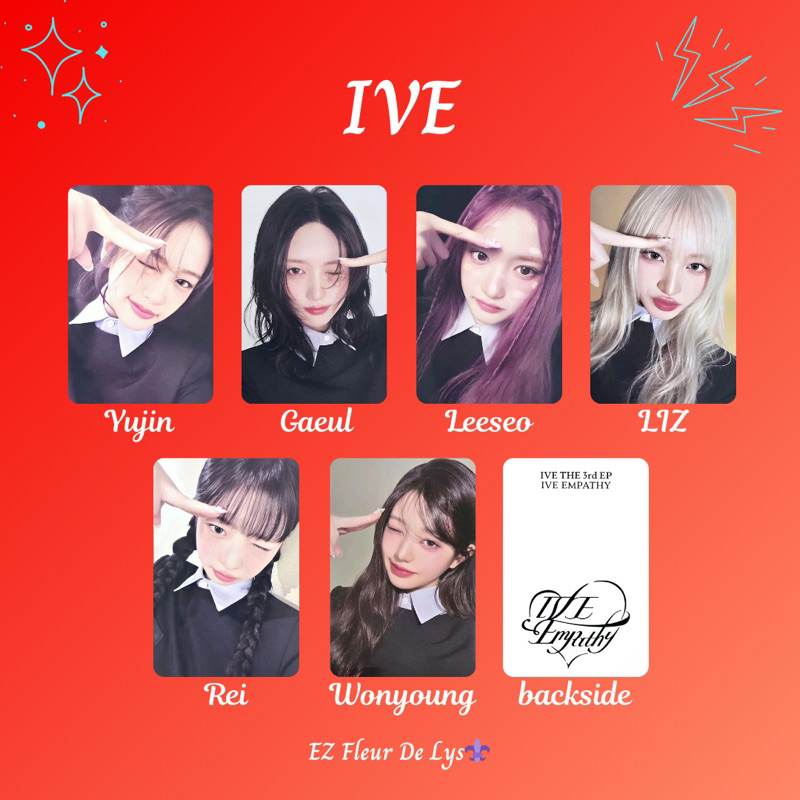 Jual Photocard Replika PC Unofficial IVE Empathy YUJIN GAEUL LEESEO LIZ REI WONYOUNG part2 ...