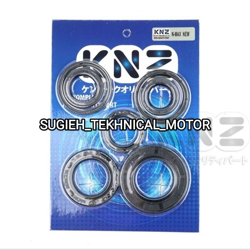 Jual OIL SEAL / SIL OLI KOMPLIT (7PCS) YAMAHA N-MAX NEW MERK KNZ ORIGINAL | Shopee Indonesia