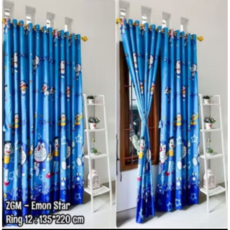 Jual Gorden Doraemon Gordyn Ring 12 Gorden Ring Pintu Doraemon | Shopee ...