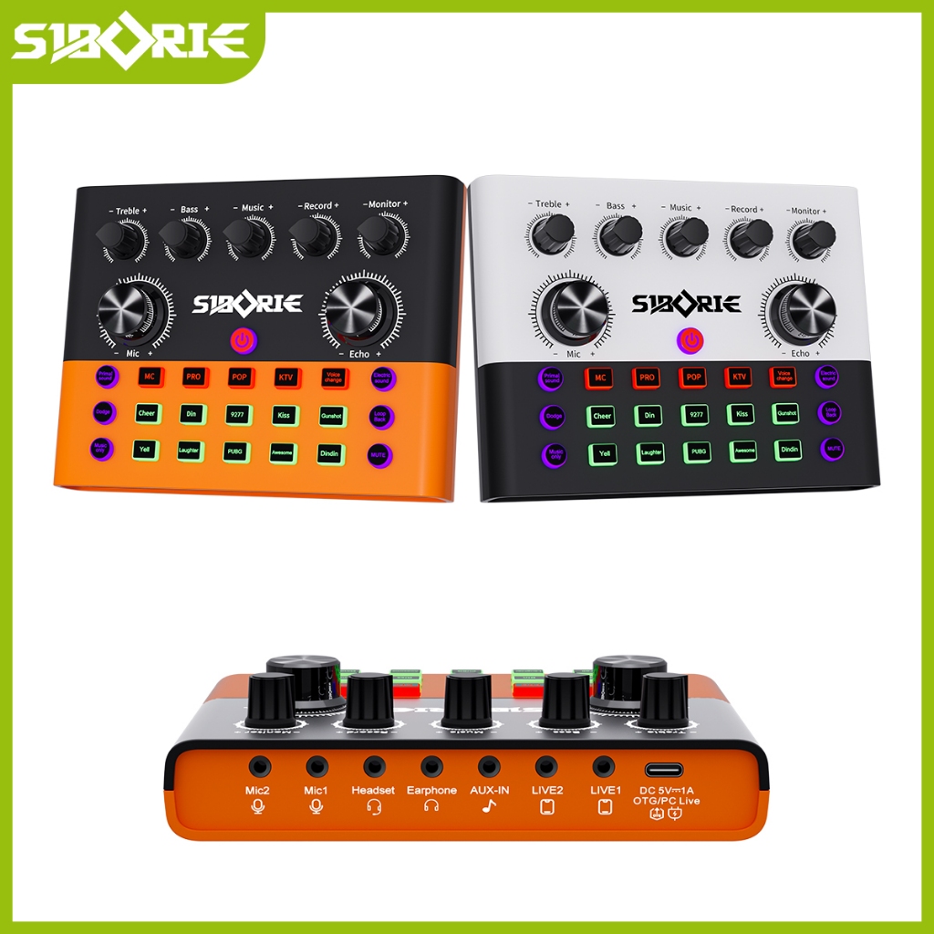 Jual Siborie F993 Mixer Bluetooth Soundcard Audio Kartu Suara Mic USB ...