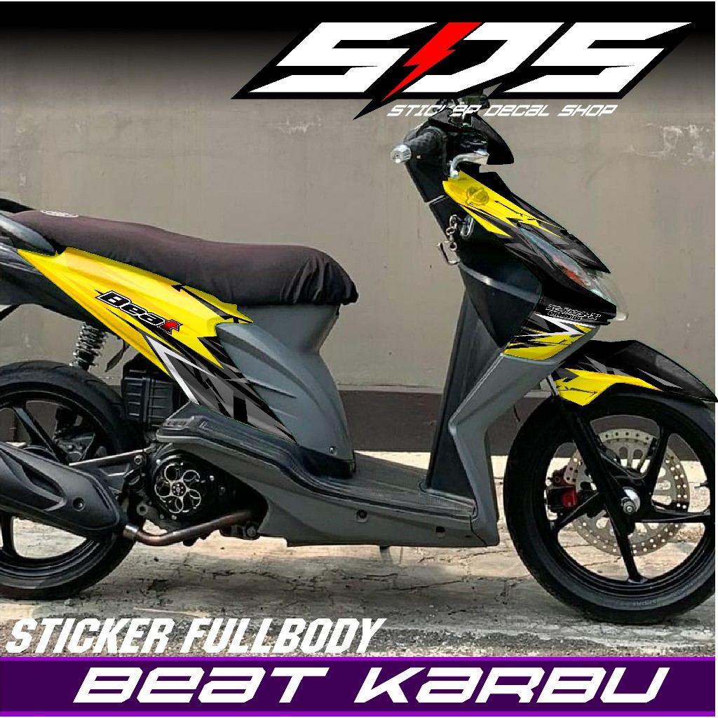 Jual Decal Sticker Full Body Honda Beat Karbu 2008 2009 2010 2011 2012 ...