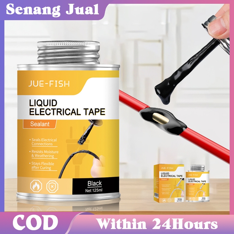 Jual Lem Perekat Kabel Cair 125ml / Untuk Perbaikan Instalasi Listrik ...
