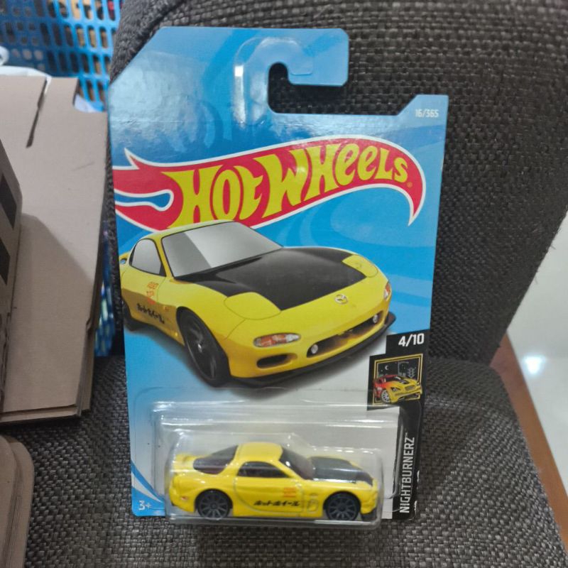 Jual Hot Wheels 95 Mazda RX7 Kuning Nightburnerz RX 7 FD FD3S Yellow ...
