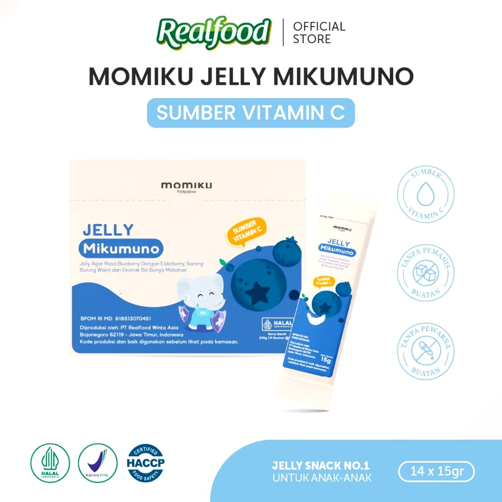Jual Realfood Momiku Jelly Mikumuno 14 Sct | Shopee Indonesia