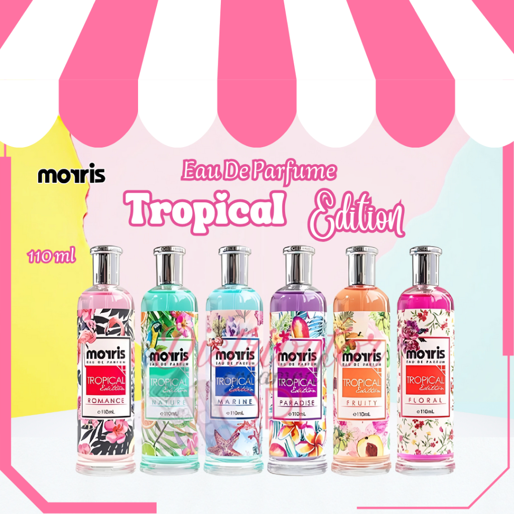 Jual Morris EDP Tropical Romance 110ml | BPOM | FLORAL | NATURE ...