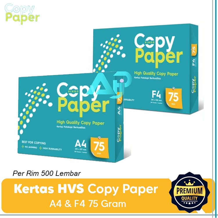 Jual Kertas HVS Copy Paper F4 / Kertas fotocopy / Kertas print / Kertas ...
