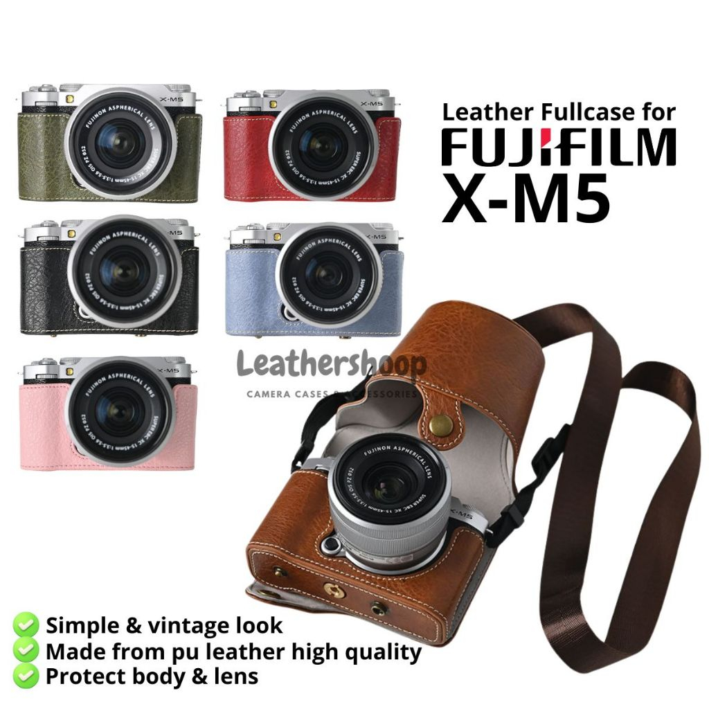 Jual Full Cover Leather Case for Fujifilm XM5 Fuji X-M5 Tas Kamera & Lensa | Shopee Indonesia