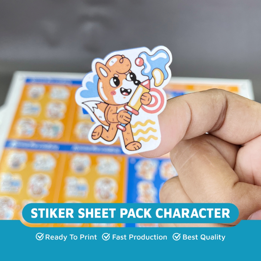 Jual DSPRINTING - Cetak Sticker Sheet Pack A5/A6 / Custom Design ...