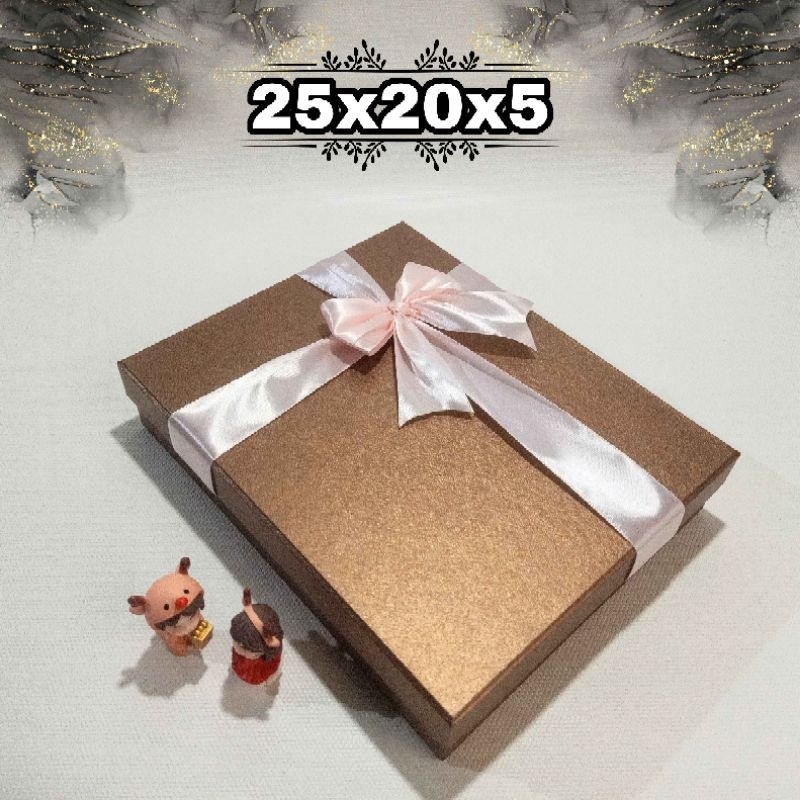 Jual Kotak Kado 25x20x5 Hampers/Gift Box/Hardbox/Bridesmaid/Packaging ...