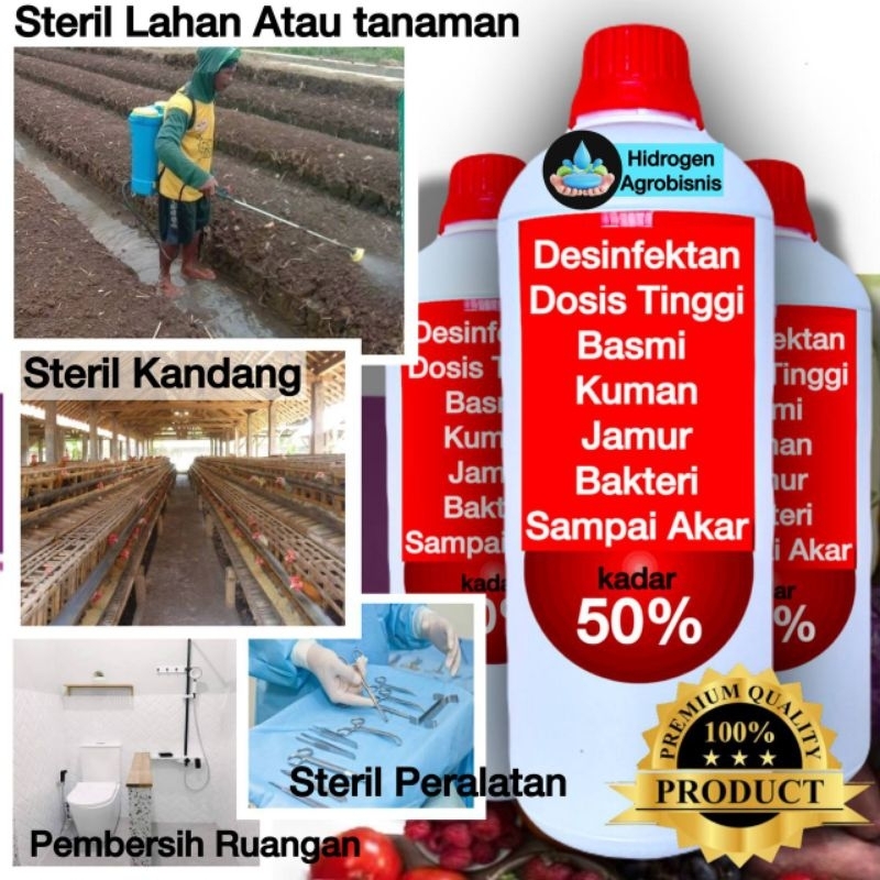 Jual Desinfektan Botol BULAT Dosis Tinggi Anti Jamur Virus Bakteri dan ...